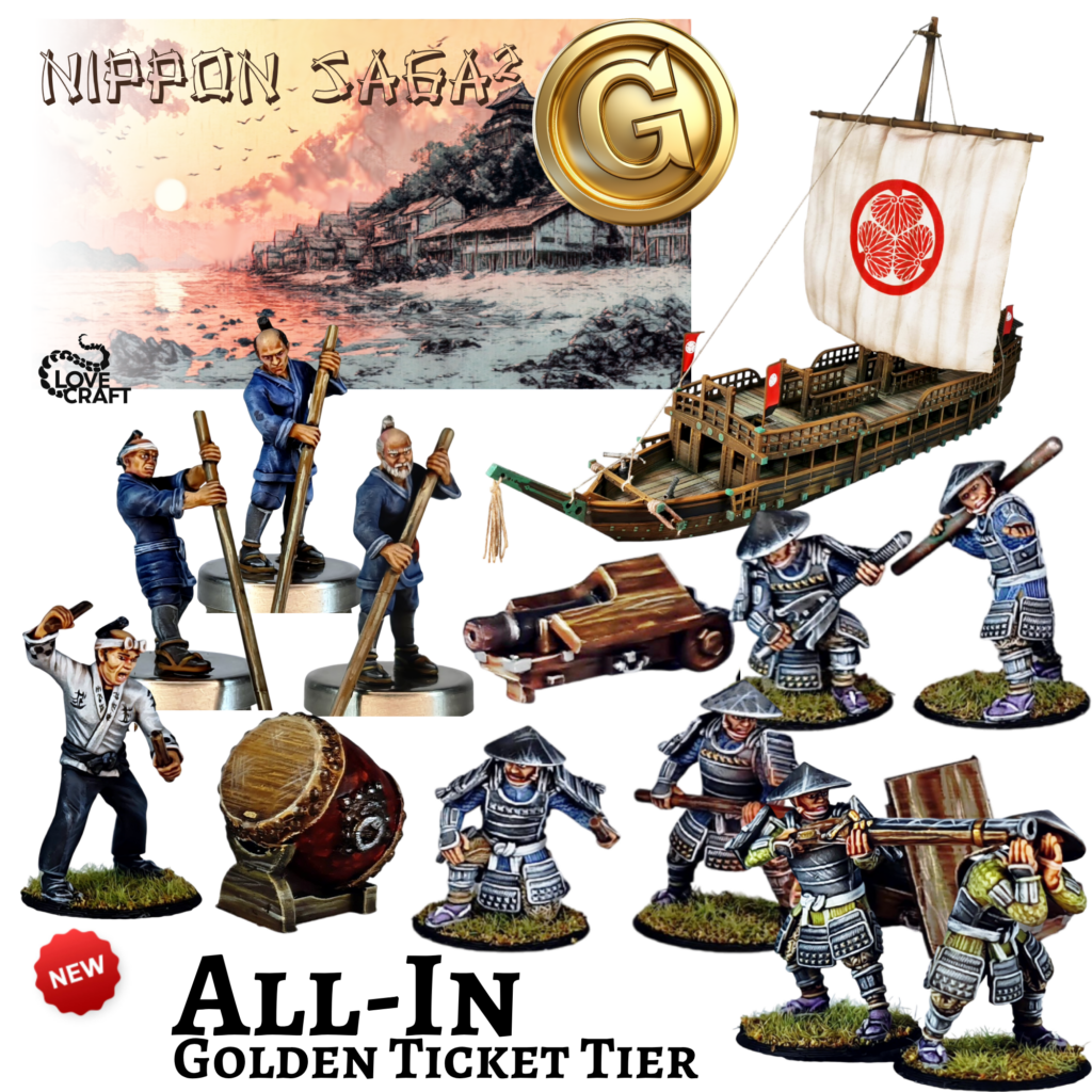 Nippon Saga 2 - Golden Ticket Tier - Iain Lovecraft